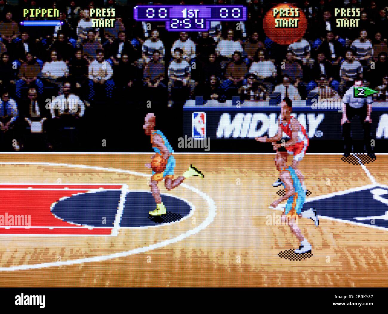 NBA Hang Time - SNES Super Nintendo - Editorial use only Stock Photo ...