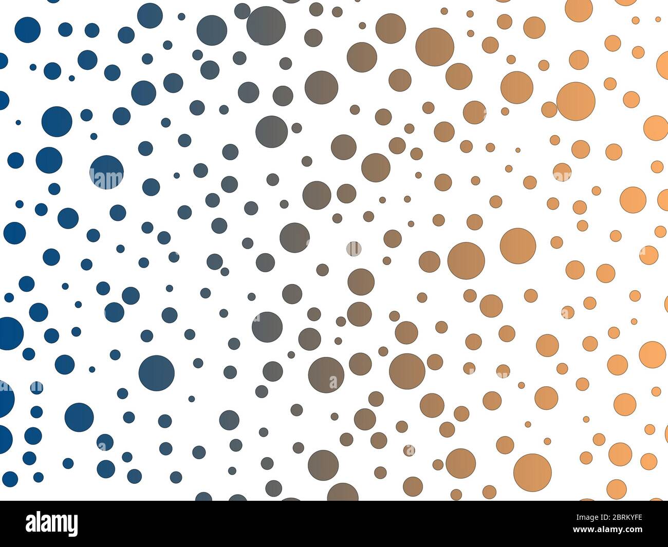White background texture with round gradient spots of different sizes ...