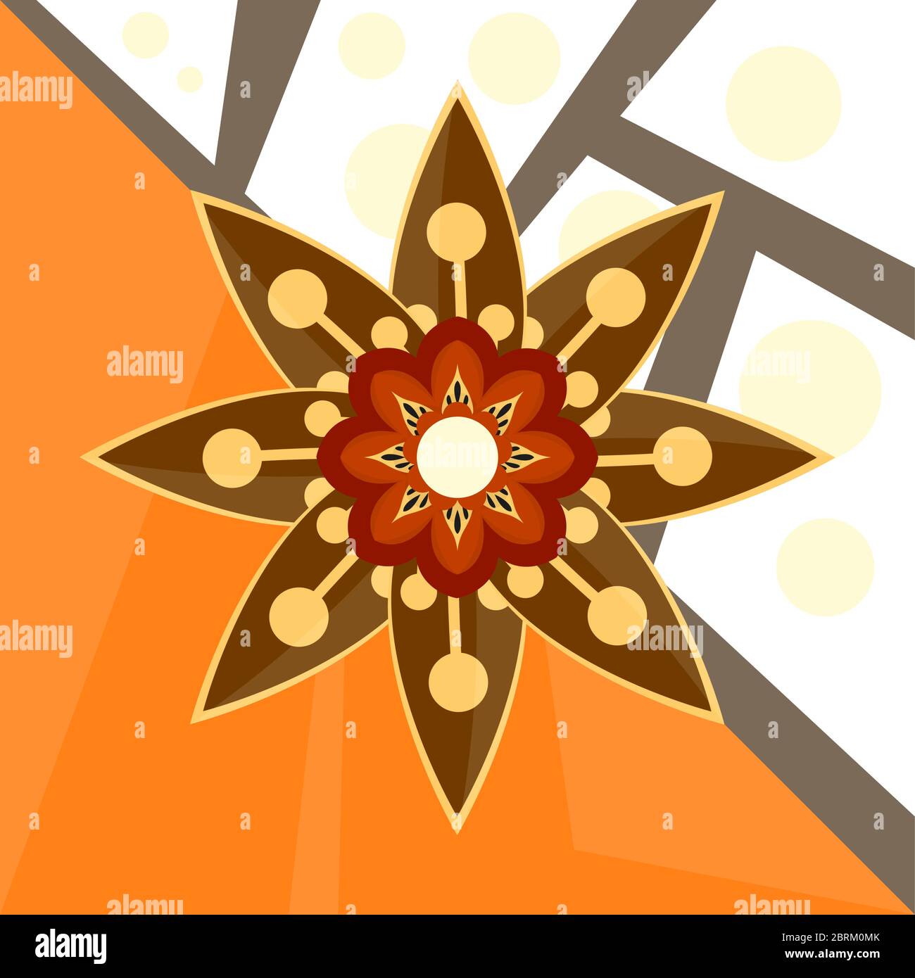 Mandala floral pattern Stock Vector Image & Art - Alamy