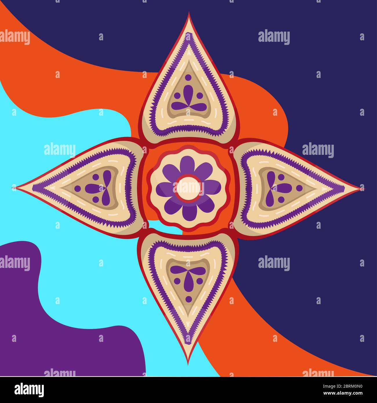 Mandala floral pattern Stock Vector Image & Art - Alamy