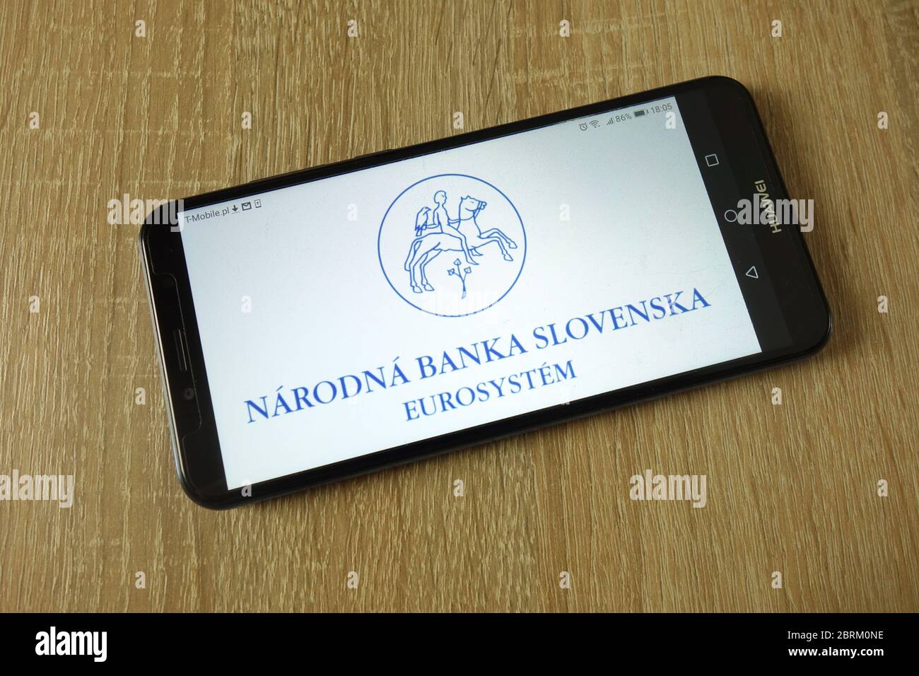 National Bank of Slovakia logo displayed on smartphone Stock Photo - Alamy