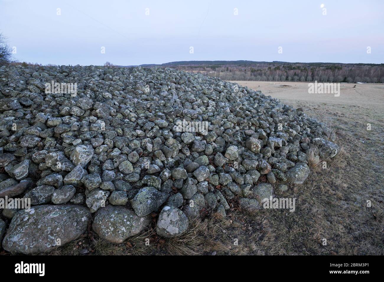 Bronze Age cairn in Ekornavallen ancient burial ground from Neolithic ...