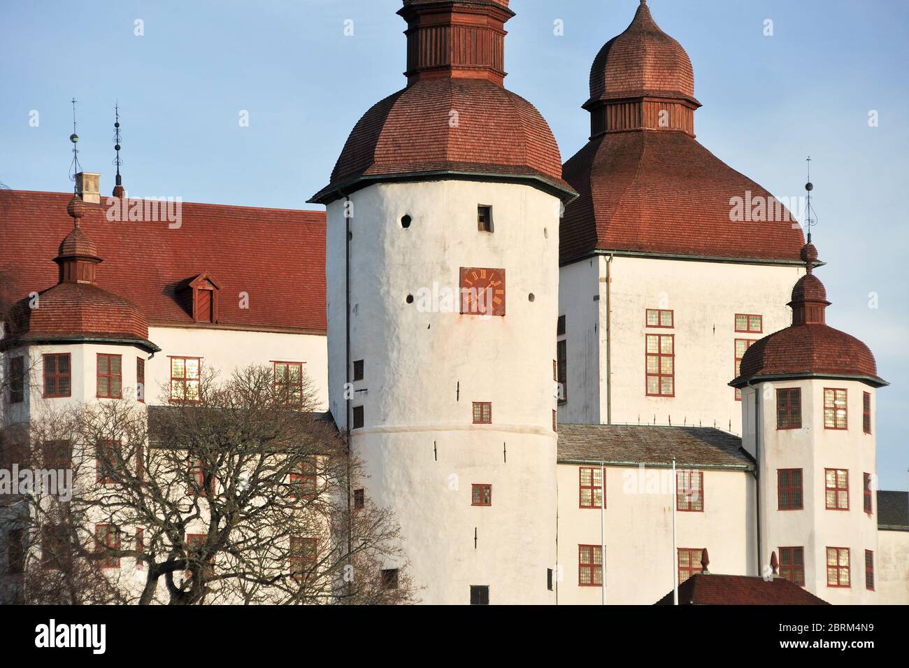 Baroque Lacko Slott (Lacko Castle) built on Kållandsö island on Lake ...