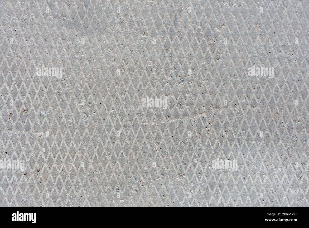 seamless old flat concrete texture with diamond pattern and signs of ...