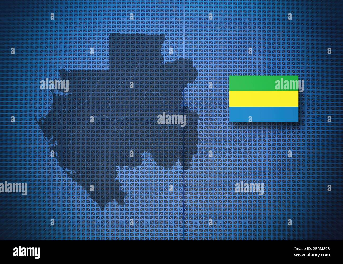 Congo gabon flag hi-res stock photography and images - Alamy