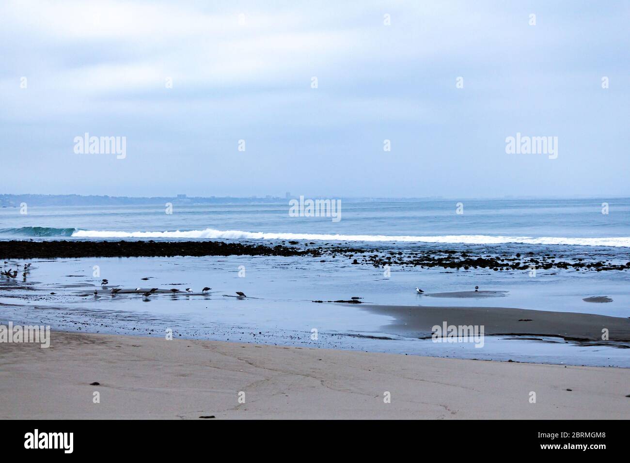 Tidal wave morning misty sea hi-res stock photography and images - Alamy