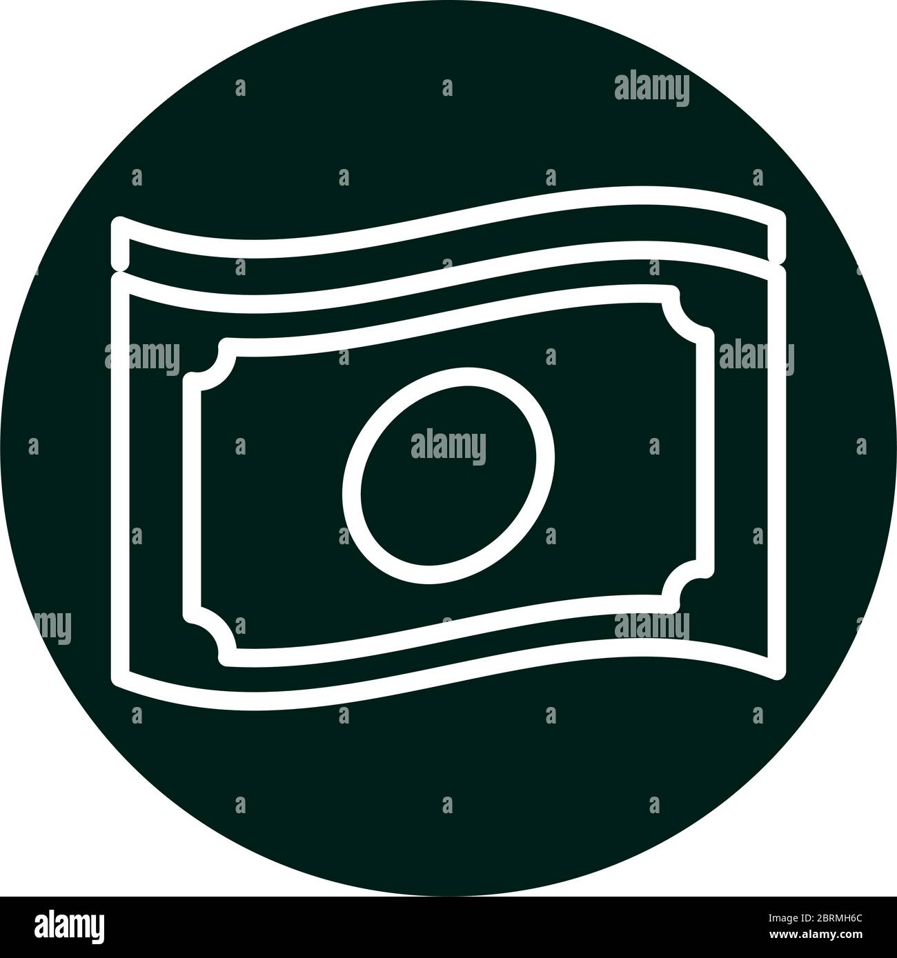 bill block and line style icon of money financial banking commerce and ...