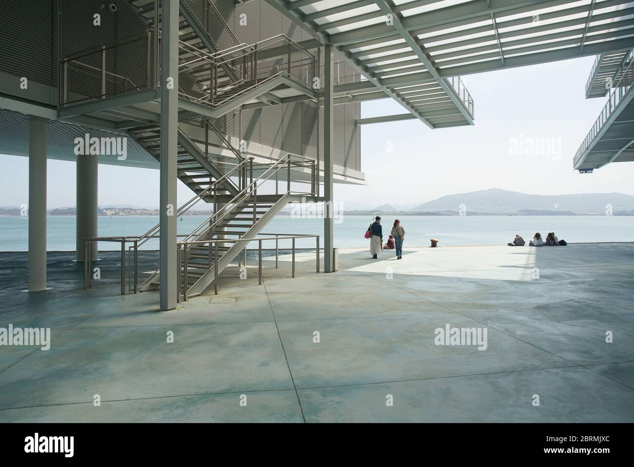 Aerial drone view santander city hi-res stock photography and images ...