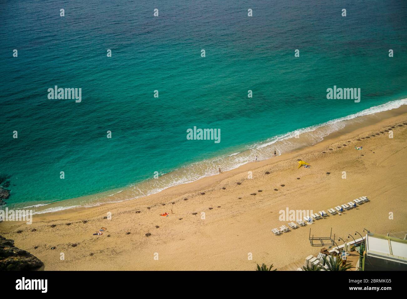 Cleopatra sand beach in Alanya reviera Stock Photo - Alamy