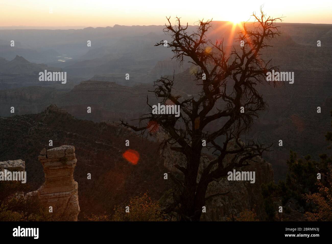 Grand Canyon Overlook North Rim Stock Photo - Alamy
