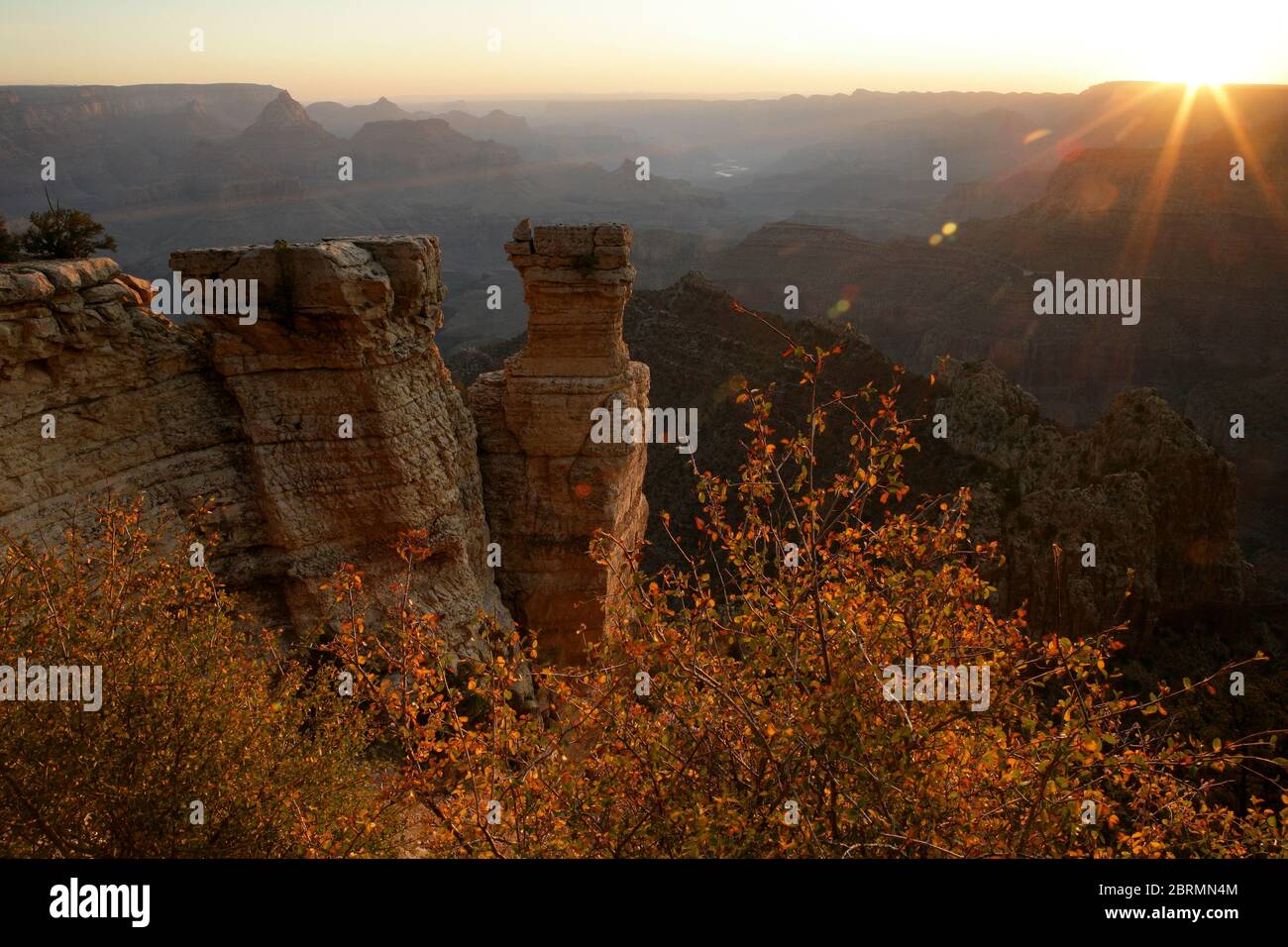 Grand Canyon Overlook North Rim Stock Photo - Alamy