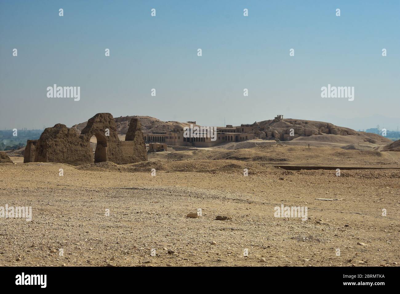 Ruins near Hatshepsut Temple in Thebes, Egypt Stock Photo - Alamy