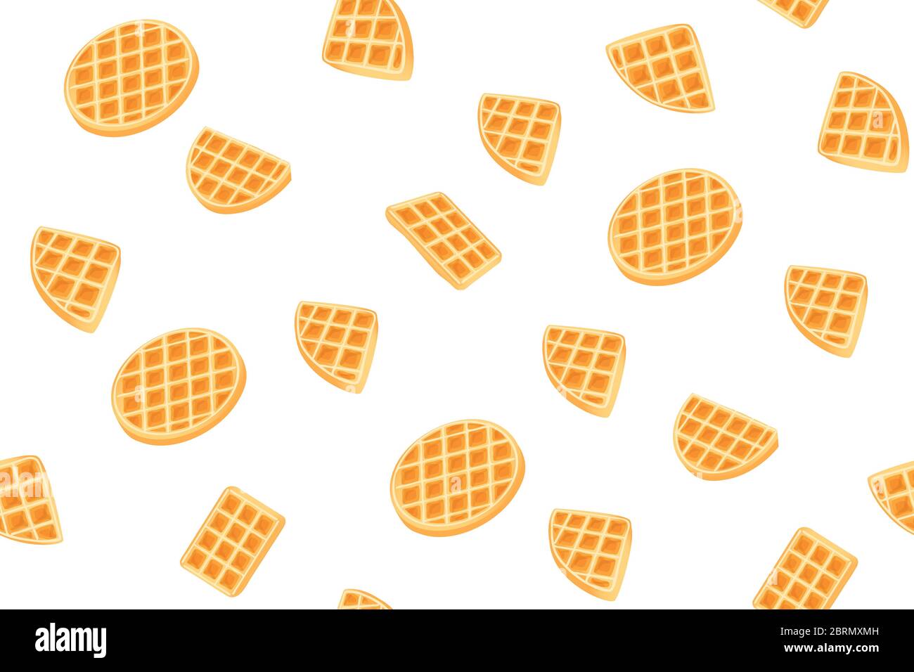 Waffle Texture Vector