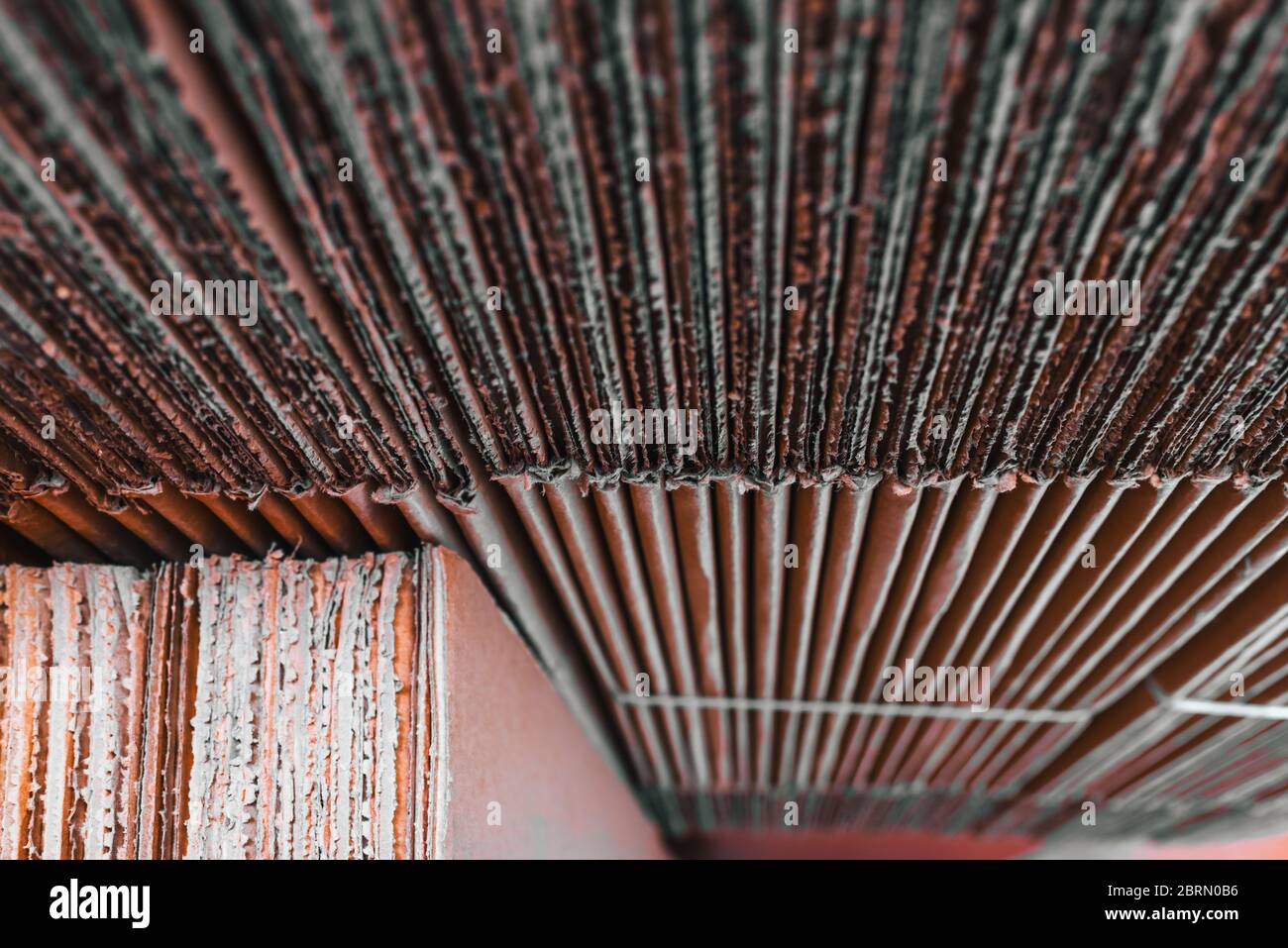 Detail of some folded cardboard boxes to make a move of home Stock ...