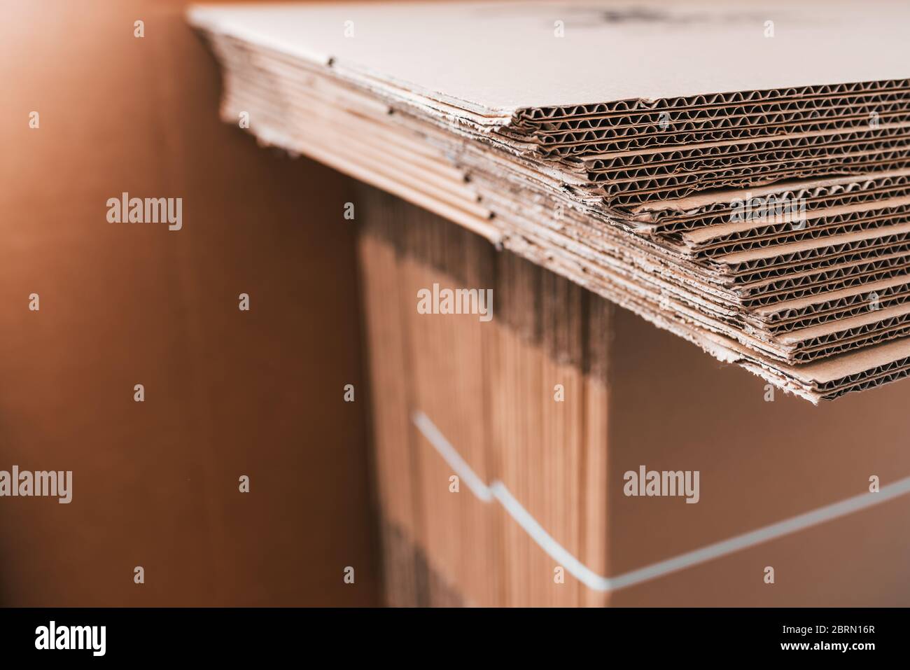 Flattened cardboard boxes hi-res stock photography and images - Alamy
