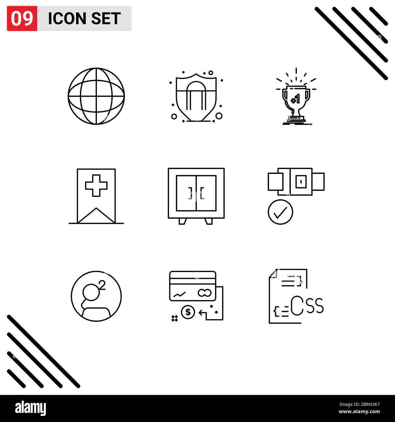 Win the cupboard Stock Vector Images - Alamy