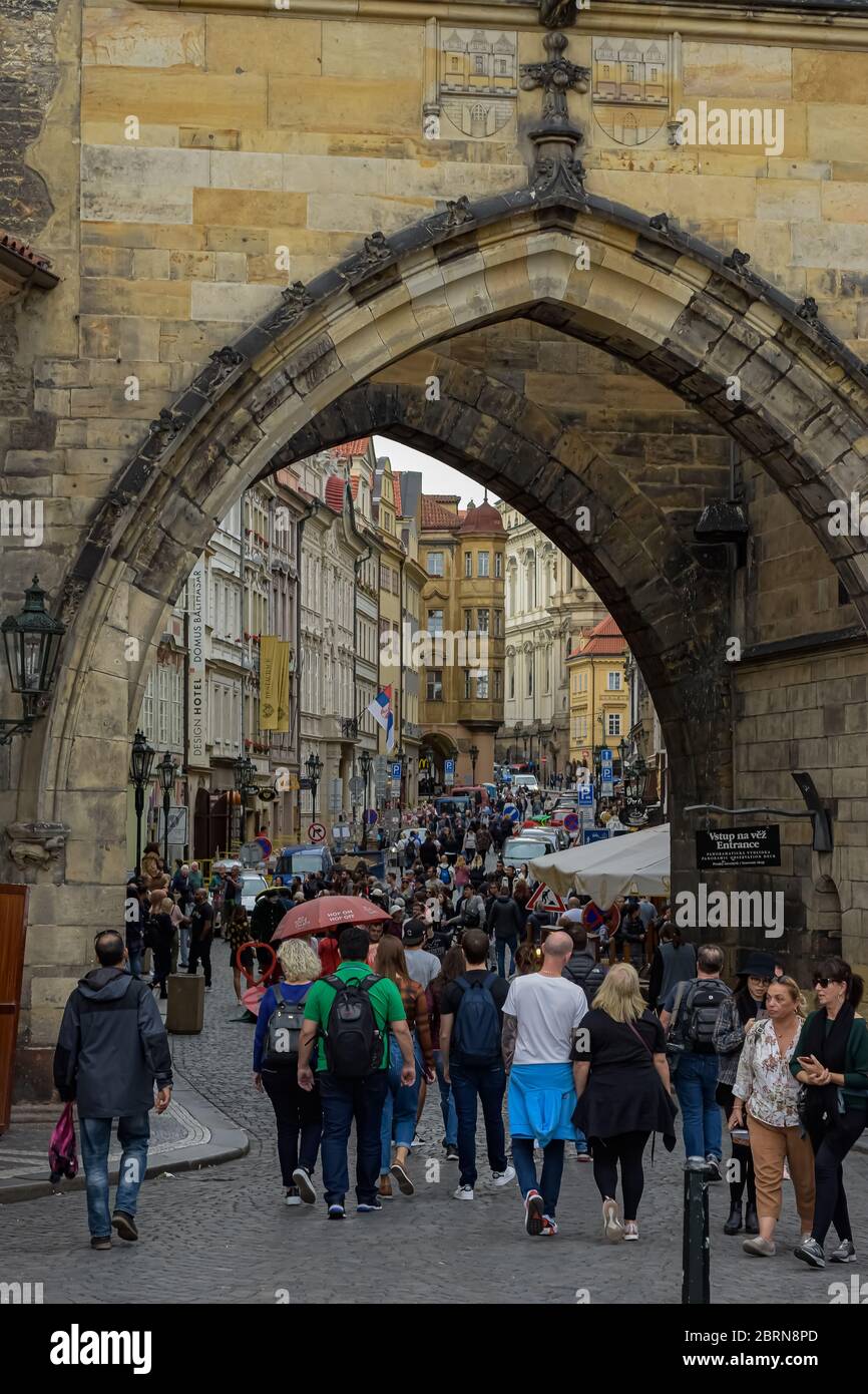 ARCHITECTURE AND CITY LIFE STYLE AROUND PRAGUE Stock Photo - Alamy