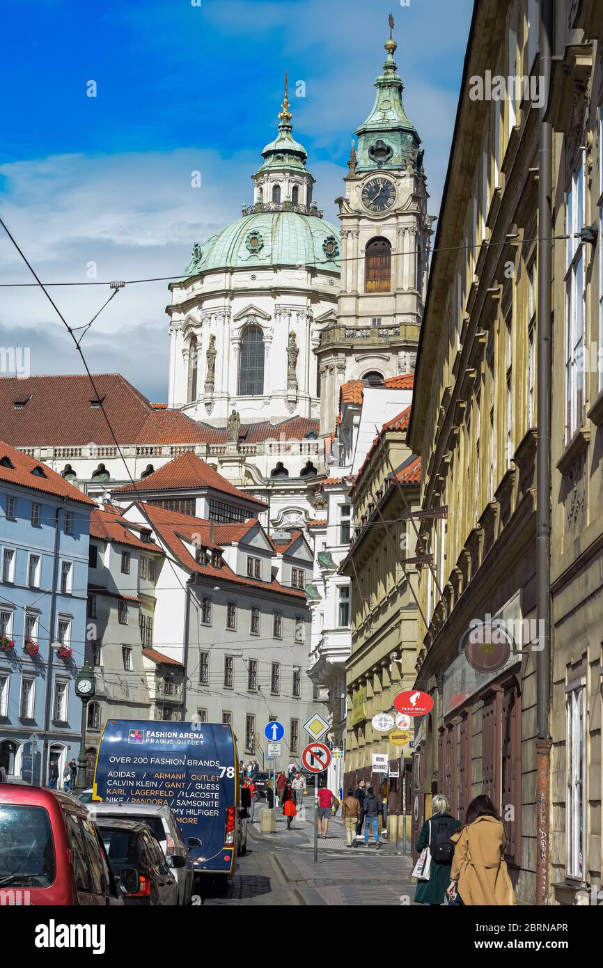 ARCHITECTURE AND CITY LIFE STYLE AROUND PRAGUE Stock Photo - Alamy