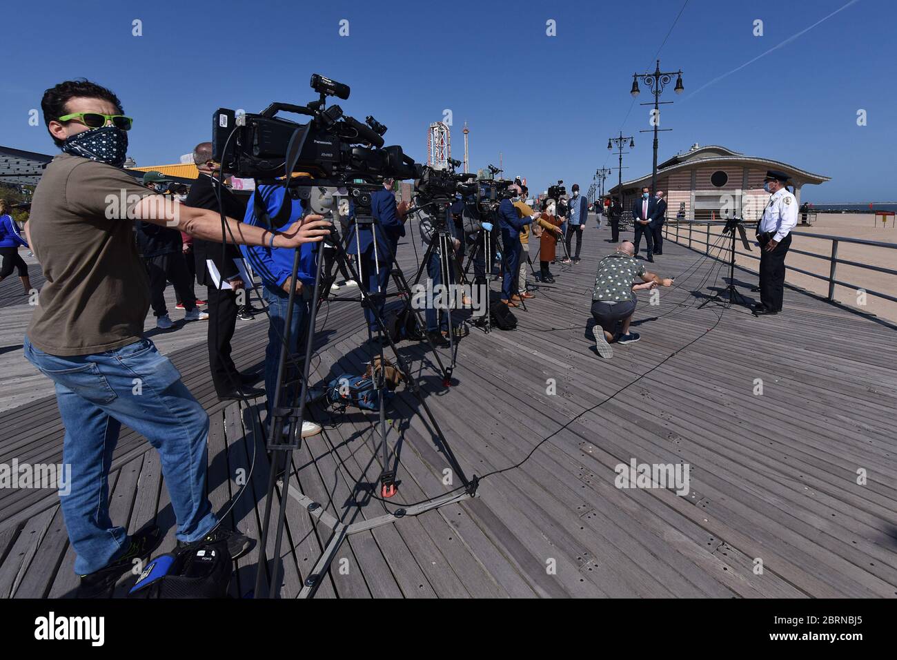New York City, USA. 21st May, 2020. NYPD officer Brian Conroy ...