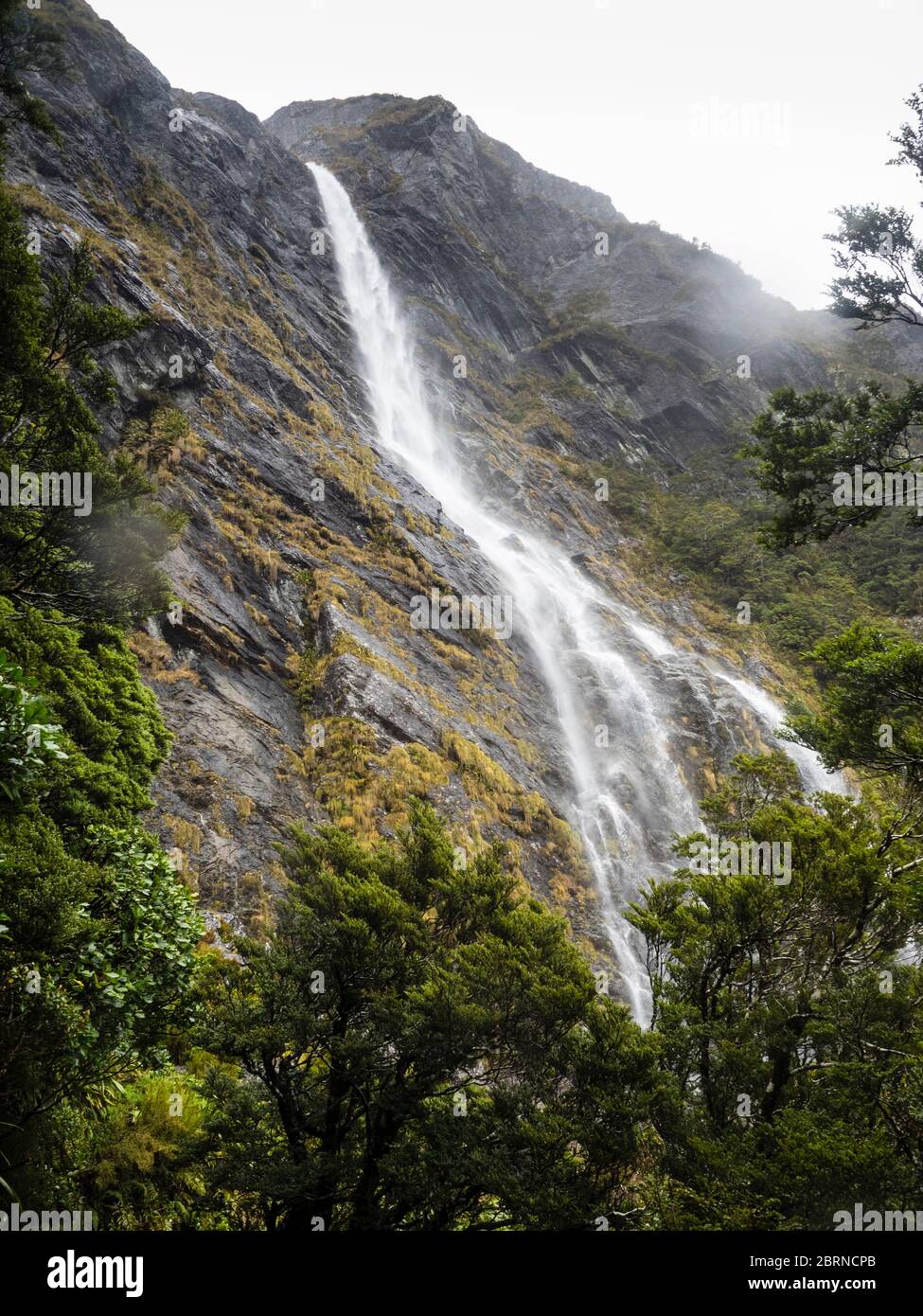 Earland Falls (174m) drain Lake Robert between Howden and Lake ...