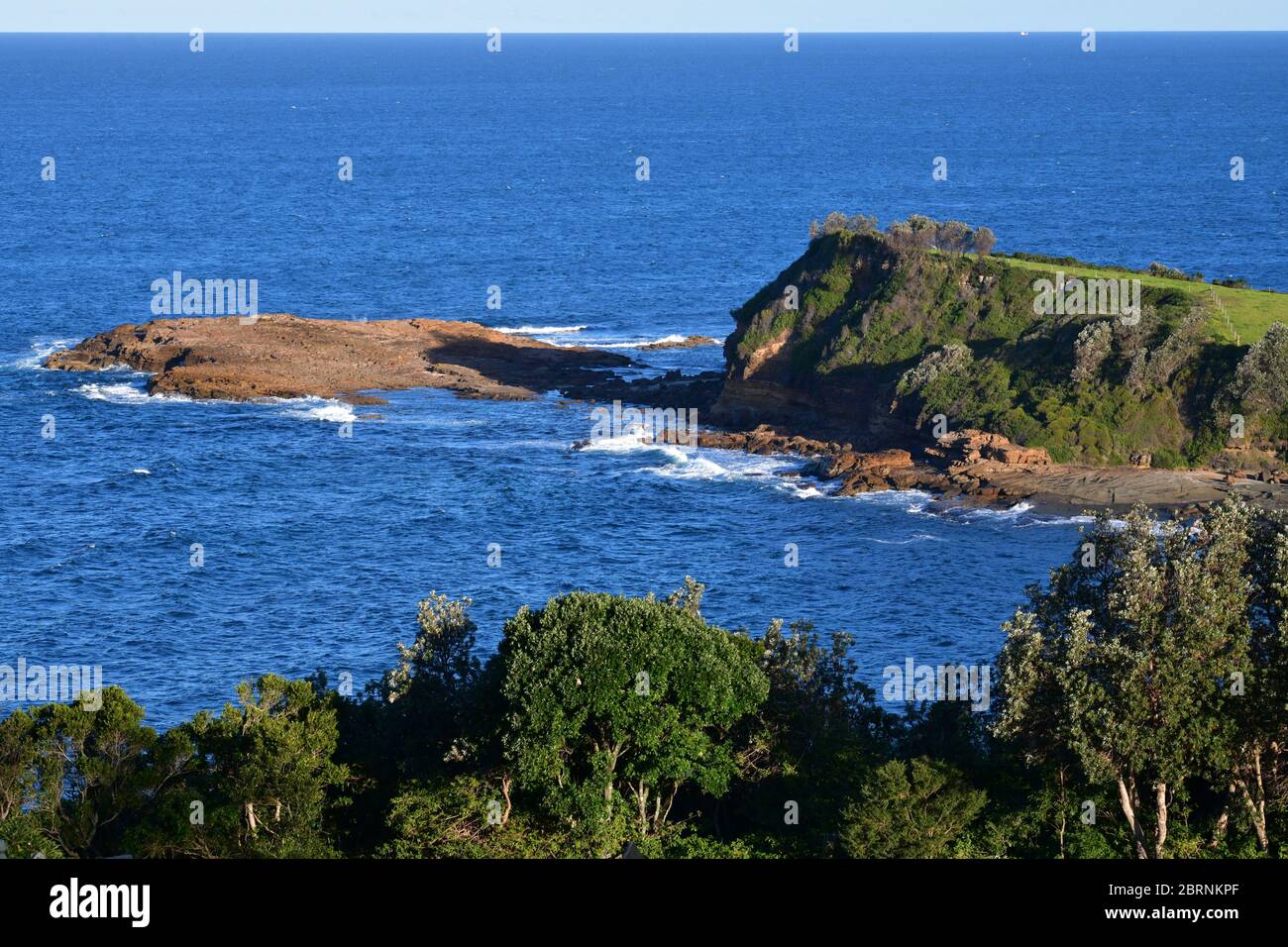 The headland near the Cooke Park Reserve between Gerringong and Gerroa ...