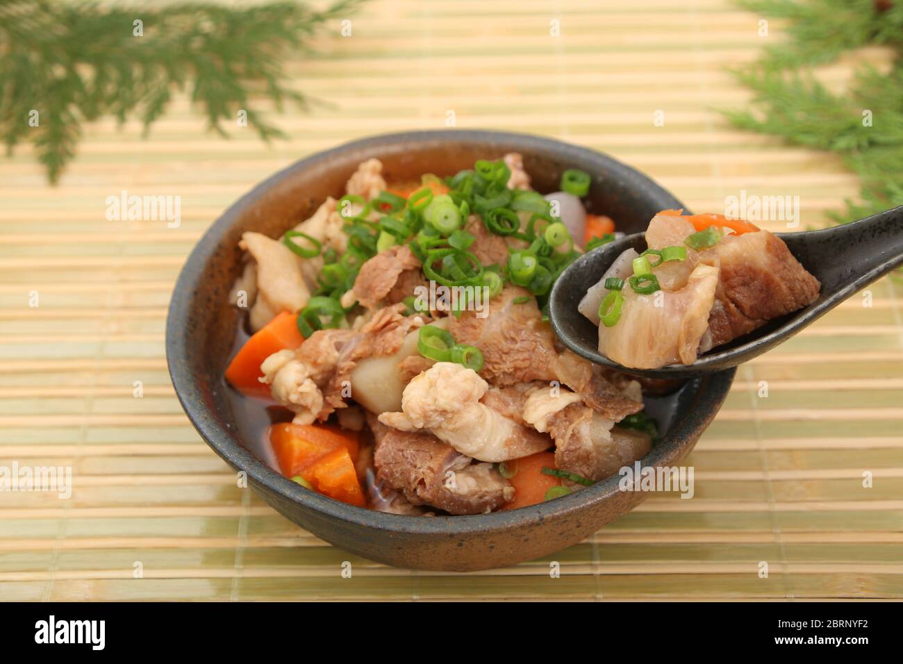 Stewed Beef Tendon Stock Photo - Alamy