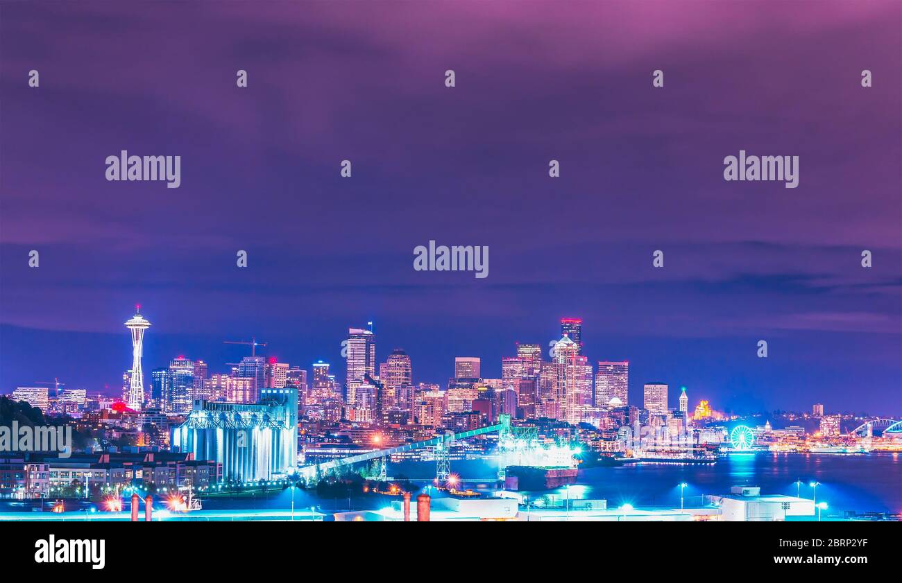 Seattle cityscape hi-res stock photography and images - Alamy