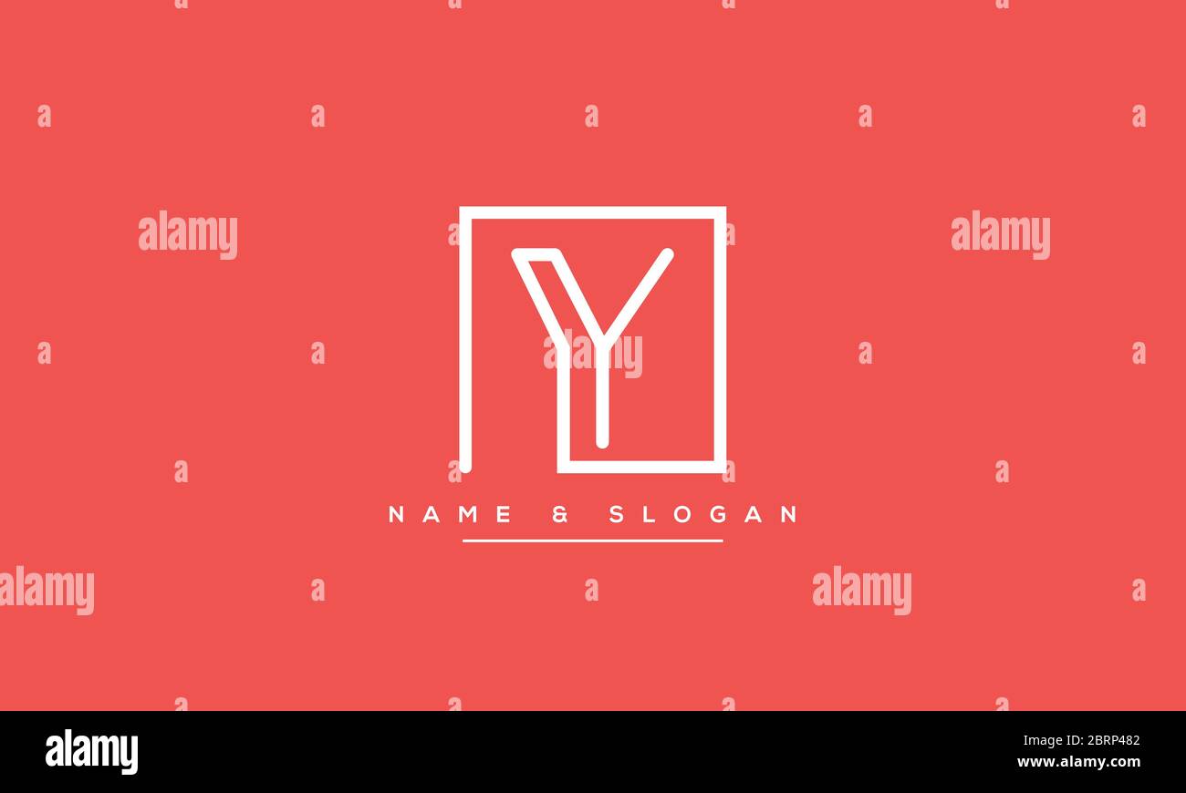 Abstract Letter Y, YY Logo Monogram Stock Vector Image & Art - Alamy