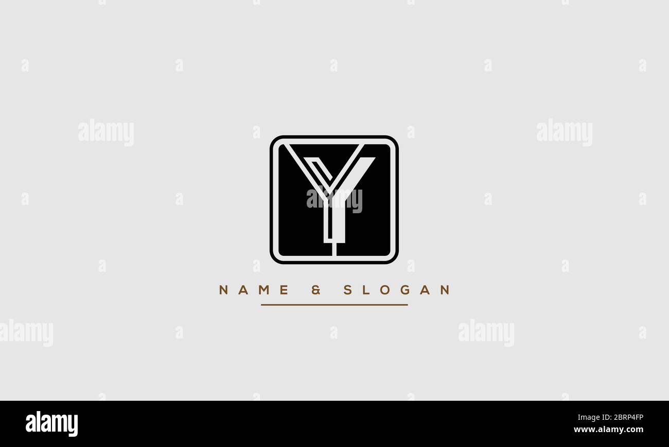 Yy letter logo hi-res stock photography and images - Alamy