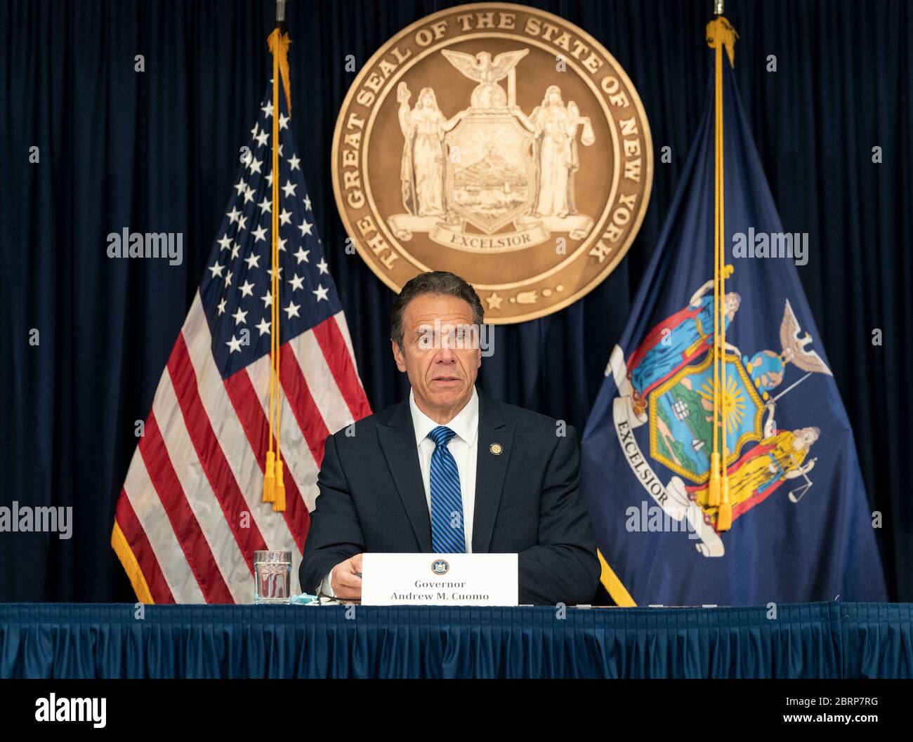 New York, United States. 21st May, 2020. Governor Andrew Cuomo makes ...