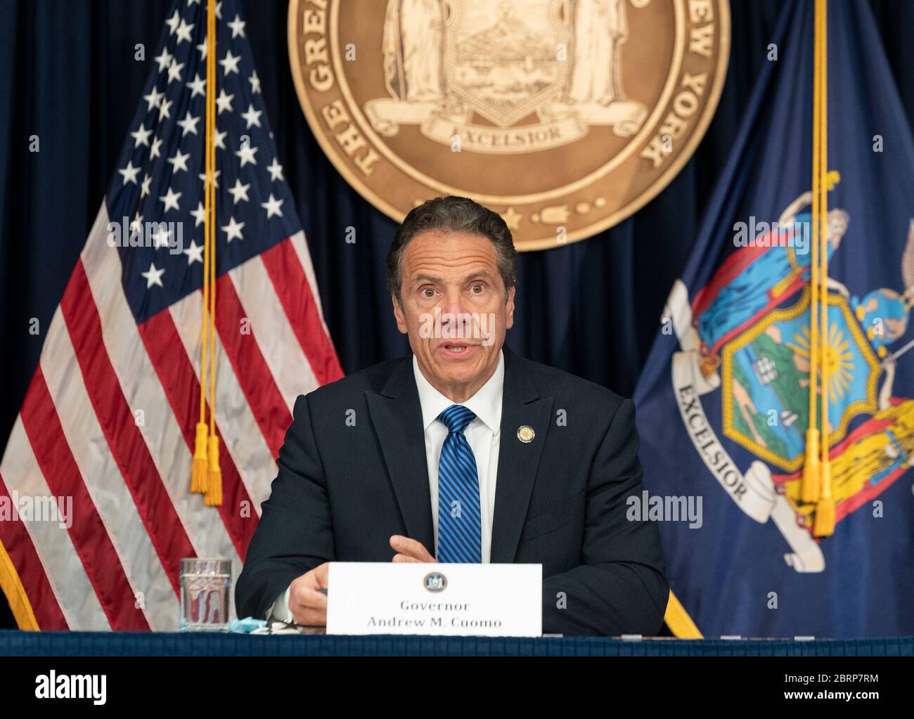 New York, United States. 21st May, 2020. Governor Andrew Cuomo makes ...