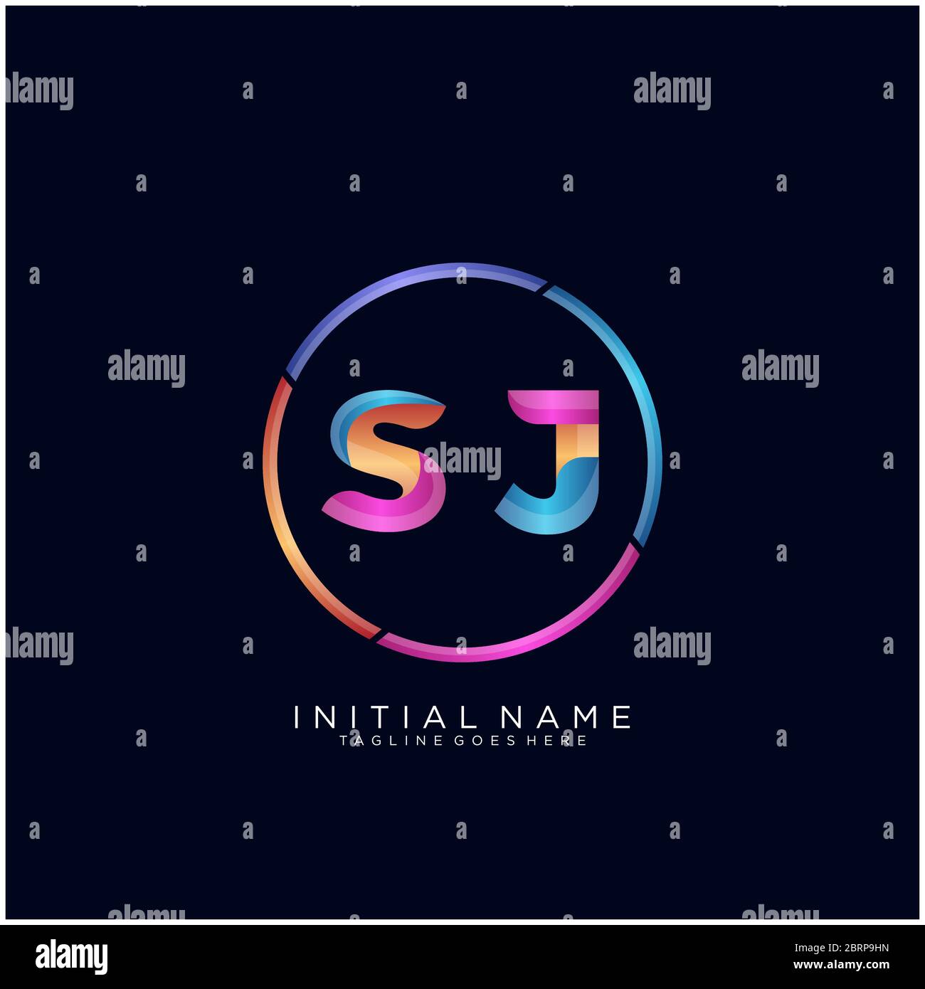 Letter sj logo Cut Out Stock Images & Pictures - Alamy