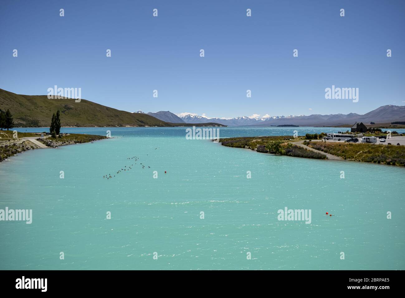 NEW ZEALAND LANDSCAPE TE KAPO LAKE Stock Photo - Alamy
