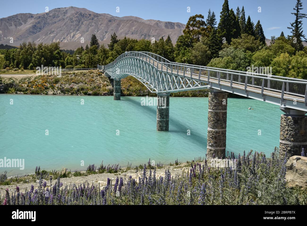 NEW ZEALAND LANDSCAPE TE KAPO LAKE Stock Photo - Alamy