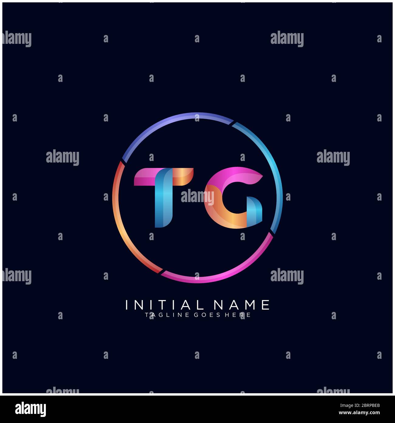 Letter tg logo hi-res stock photography and images - Alamy
