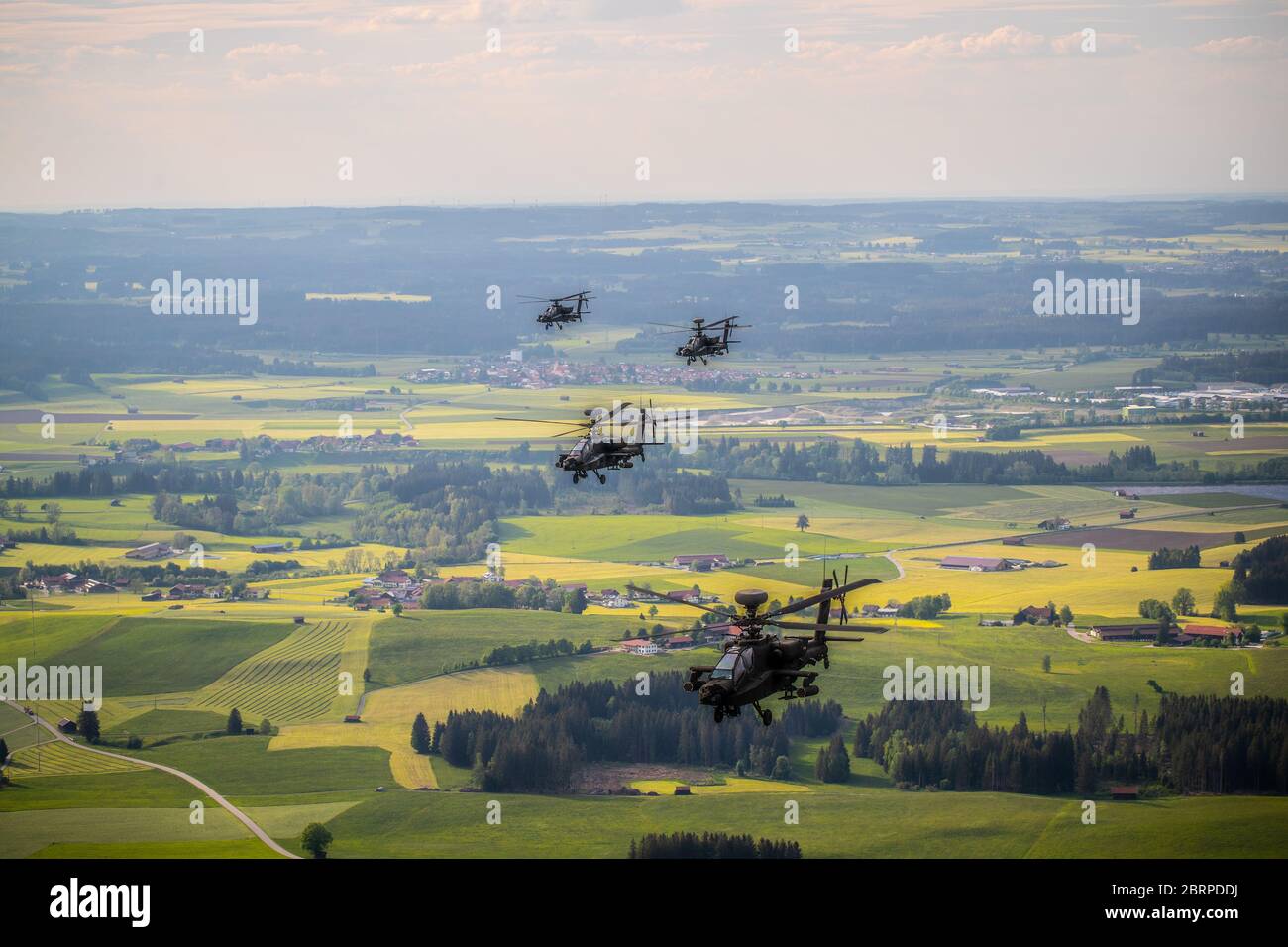 Staggered Formation of Apache's over Germany On May 19, 1-3rd Attack ...
