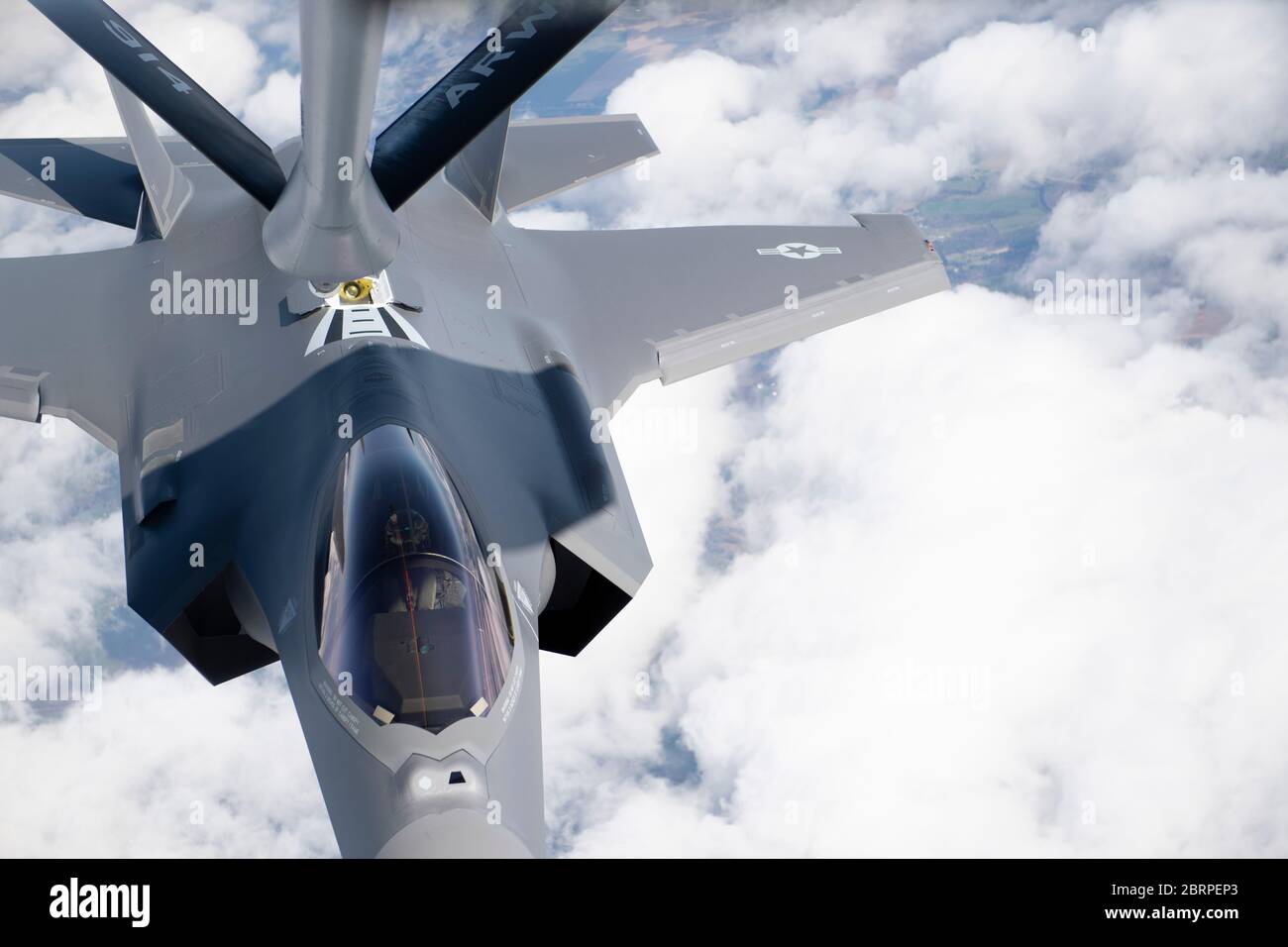 An F-35 assigned to the 158th Fighter Wing, Vermont Air National Guard ...