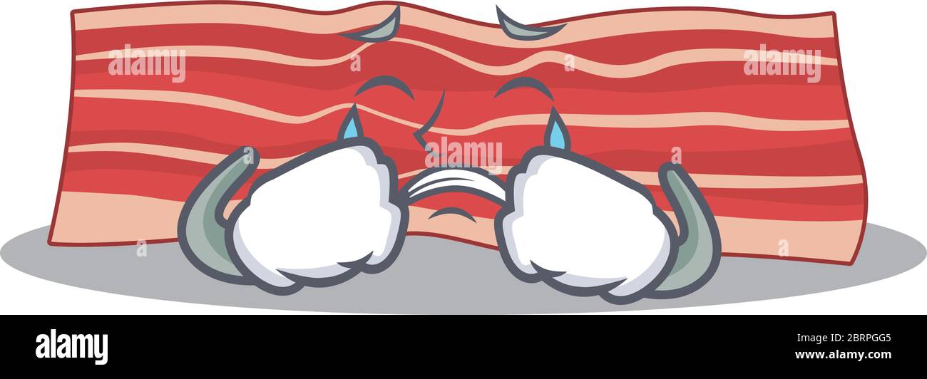 Caricature design of bacon having a sad face Stock Vector Image & Art ...