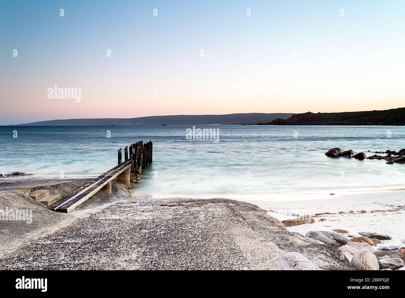 Canal Rocks jetty at sunrise in Western Australia Stock Photo - Alamy