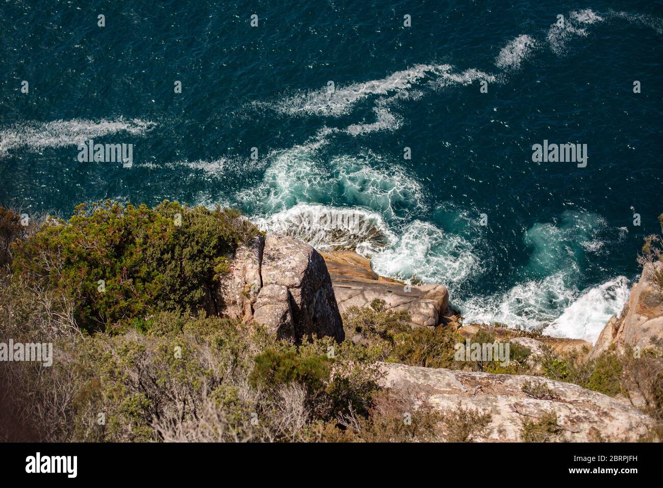 Eastcoast Cliff Ocean Birdseye Stock Photo - Alamy