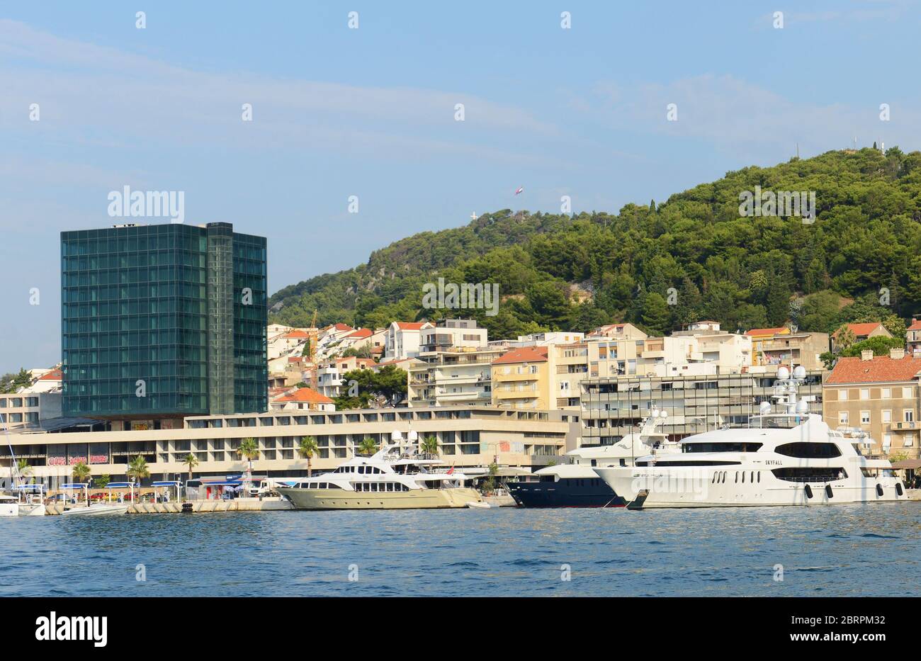 Views of Split from the Adriatic sea Stock Photo - Alamy