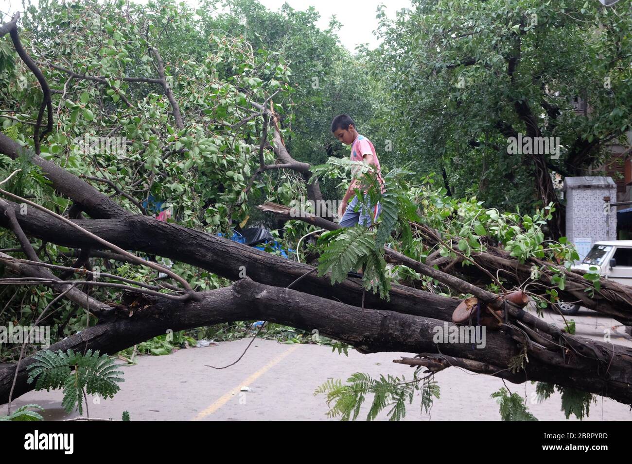 Cyclone amphan boy hi-res stock photography and images - Alamy