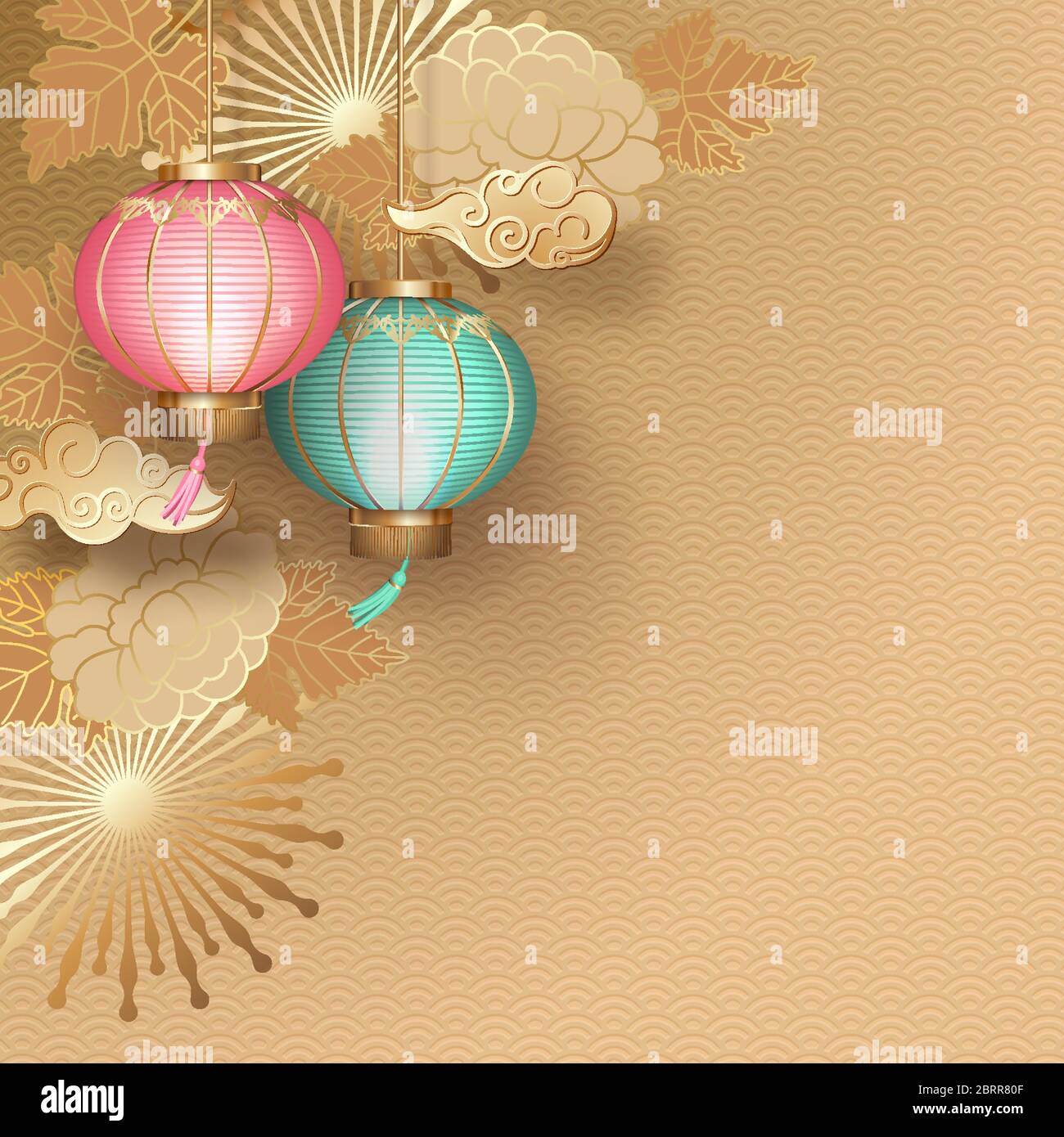 Oriental festive design Stock Vector Images - Alamy