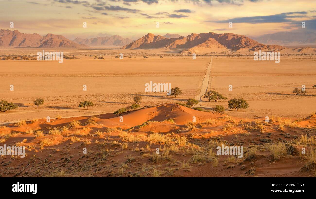 Picturesque red dirt track hi-res stock photography and images - Alamy