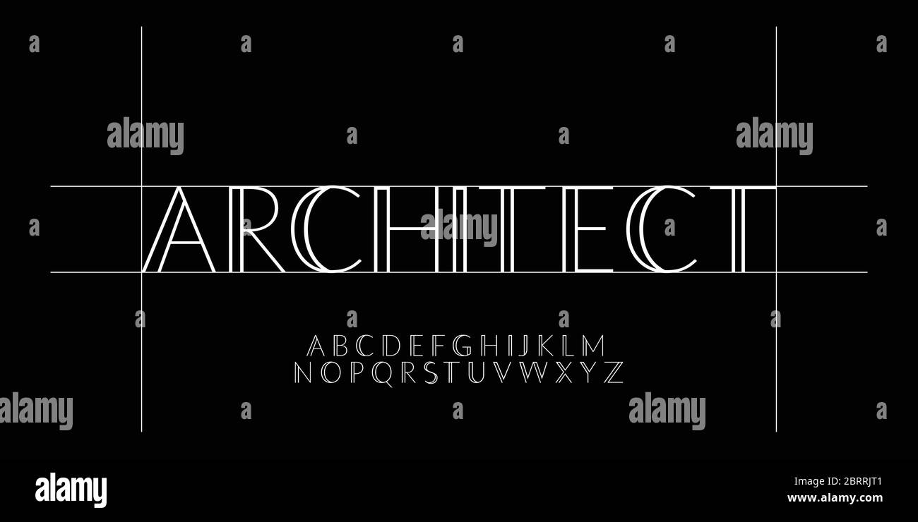 Architectural Drafting Font
