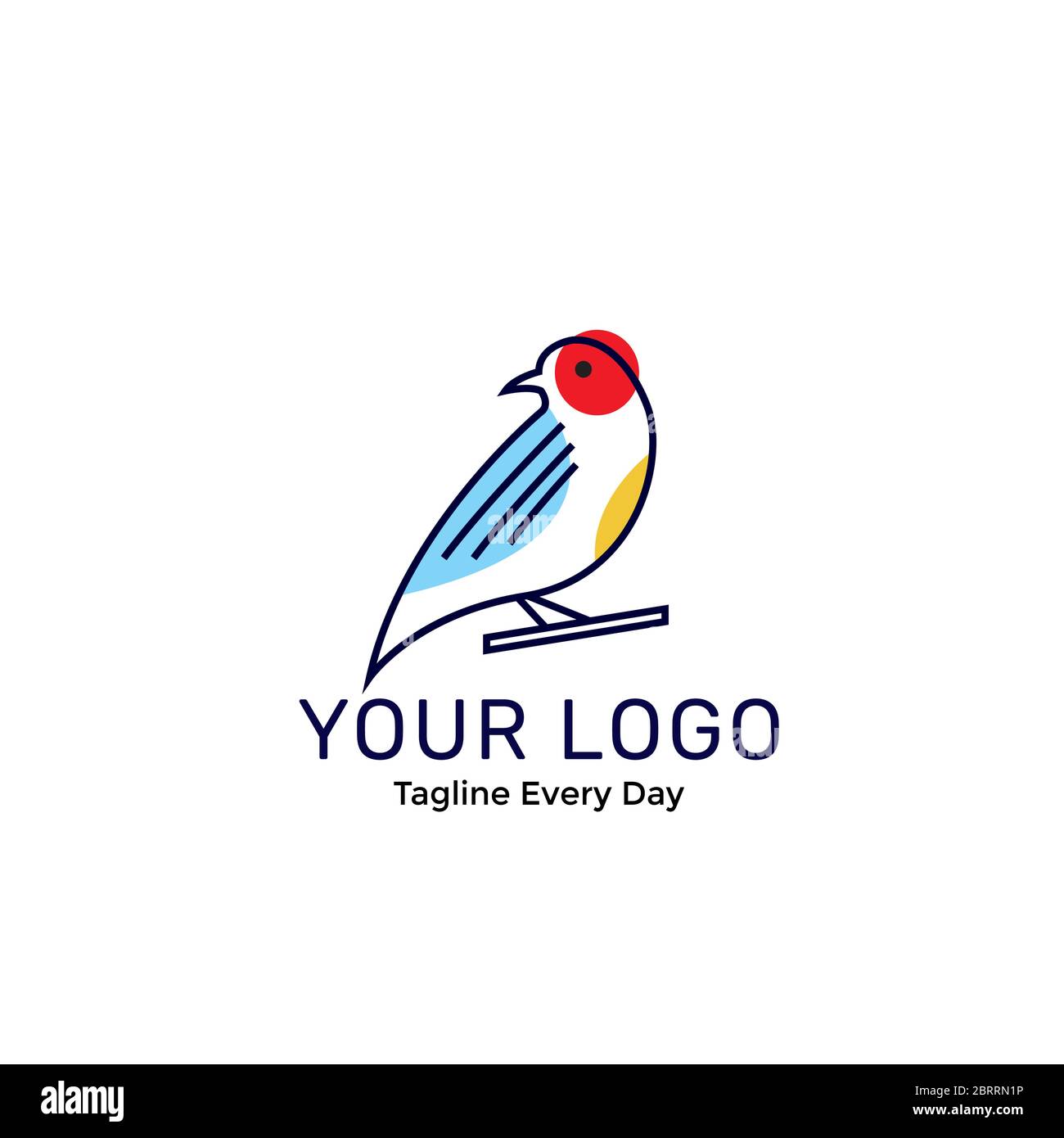 Bird logo design template Stock Vector Image & Art - Alamy