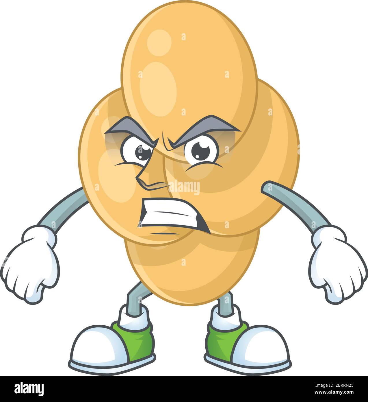 cartoon drawing of bordetella pertussis showing angry face Stock Vector ...