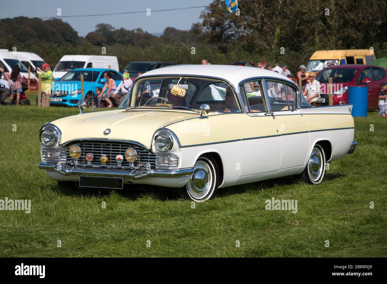 Vauxhall yellow, 1961, 2651cc, petrol. Vintage car, Camrose car show ...