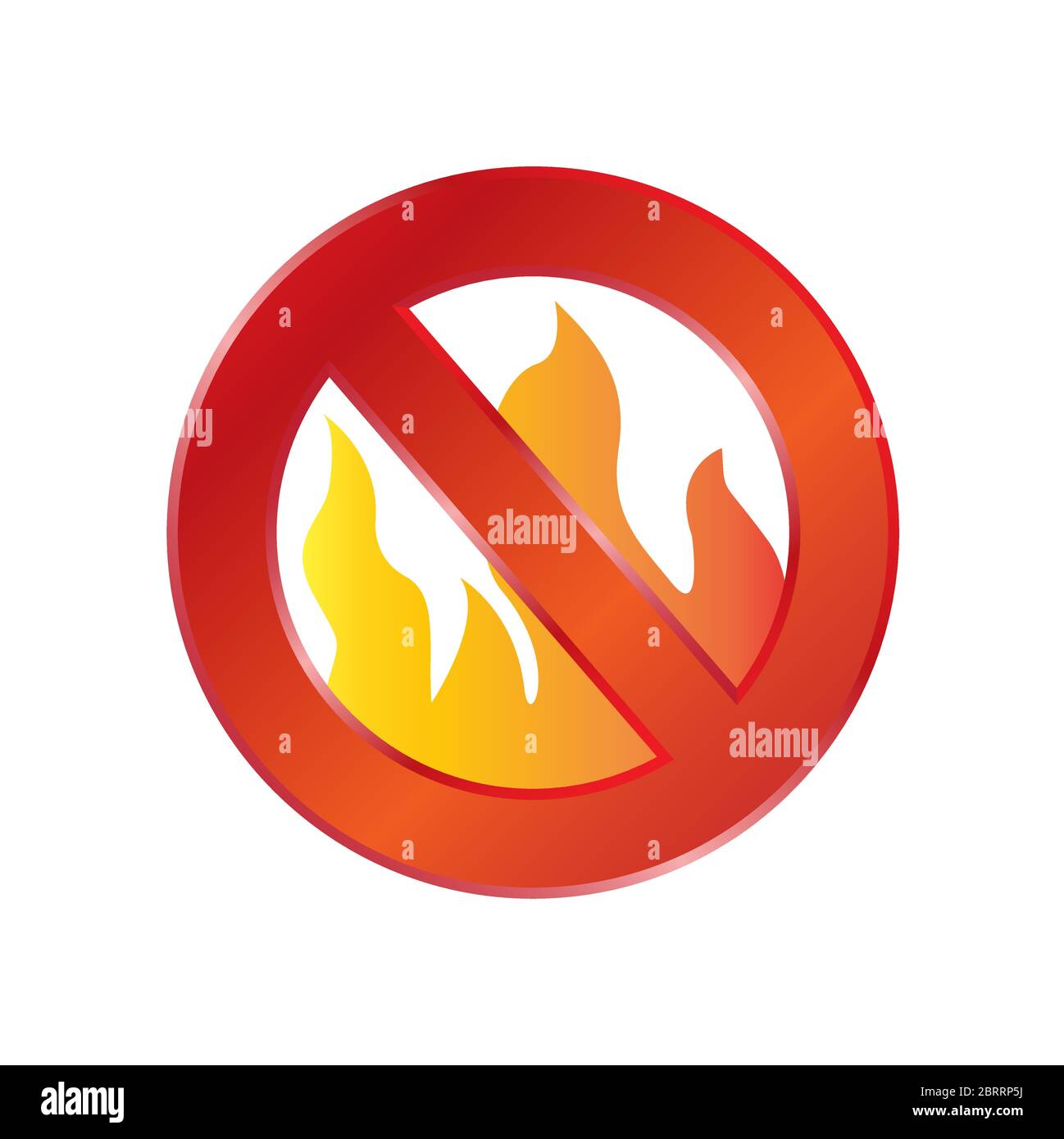 Fire warning logo design - vector Stock Vector Image & Art - Alamy
