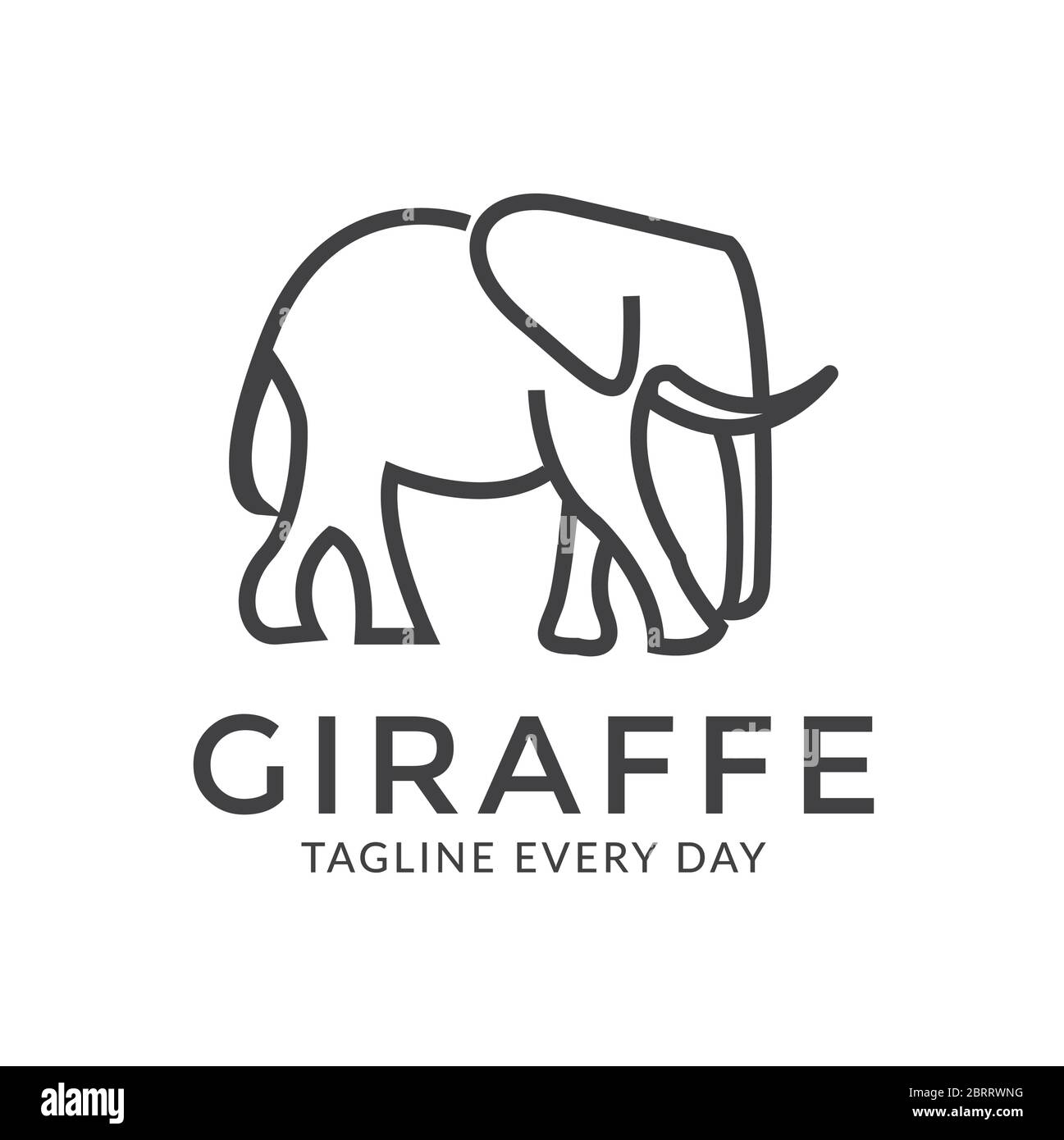 Giraffe icon simple style Cut Out Stock Images & Pictures - Alamy
